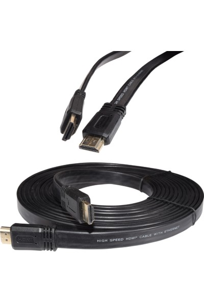 IRENIS 4K Yassı HDMI 2.0 Kablo 4K 60Hz - 1 metre IRENIS 4K Yassı HDMI 2.0 Kablo 4K 60Hz - 1 metre
