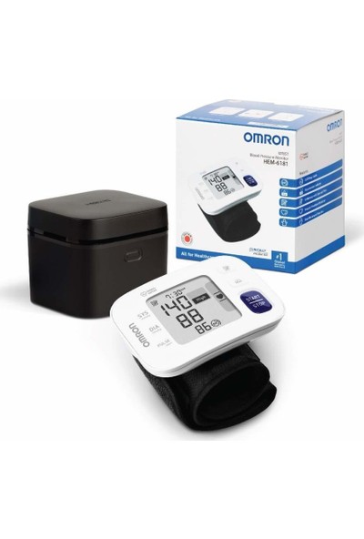 Omron Rs4 HEM-6181-E Sensörlü 60 Hafızalı Bilekten Tansiyon Aleti Omron Rs4 HEM-6181-E Sensörlü 60 Hafızalı Bilekten Tansiyon Aleti