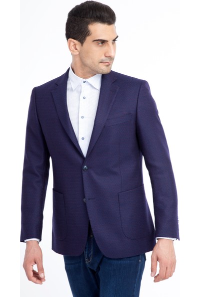 Kiğılı Yünlü Klasik Kuşgözü Ceket