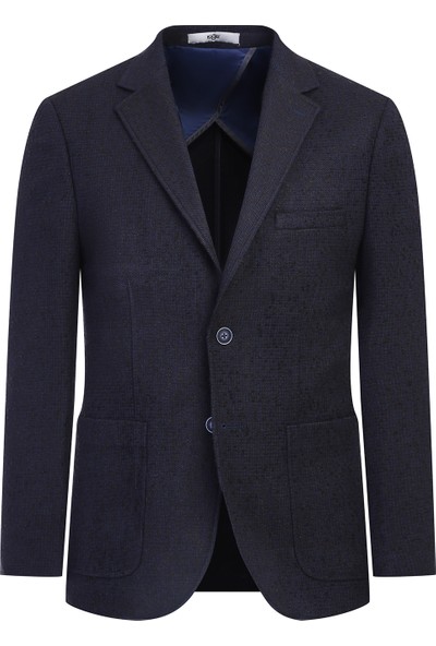 Kiğılı Slim Fit Kuşgözü Ceket
