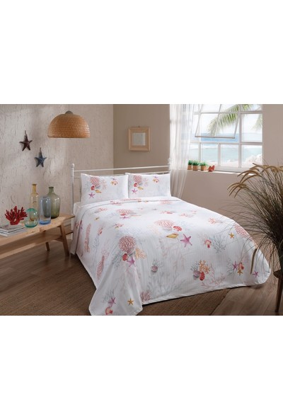 Taç Happy Days Çift Kişilik Pike Seti Coral F1 Kırmızı Taç Happy Days Çift Kişilik Pike Seti Coral F1 Kırmızı