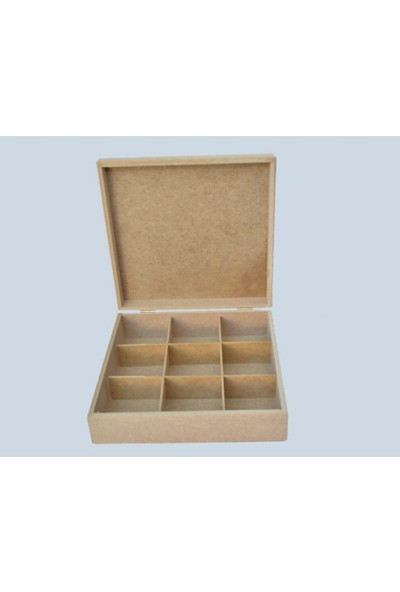 Deniz Ahşap Dizayn Boyanabilir Ahşap Saat Takı Kutusu