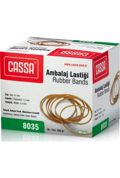 Cassa Ambalaj Lastiği Kauçuk 200 gr