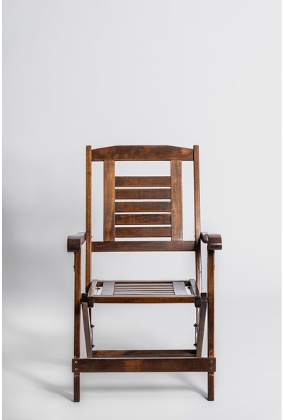 Özdağ Mobilya Gürgen Katlanır Ceviz Renk Lüks Sandalye