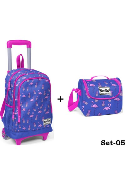 Coral High Çekçekli ve Beslenme Çantası Set-05