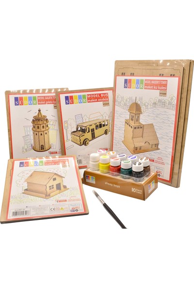 Südor Ahşap Boya Seti 15 Parça