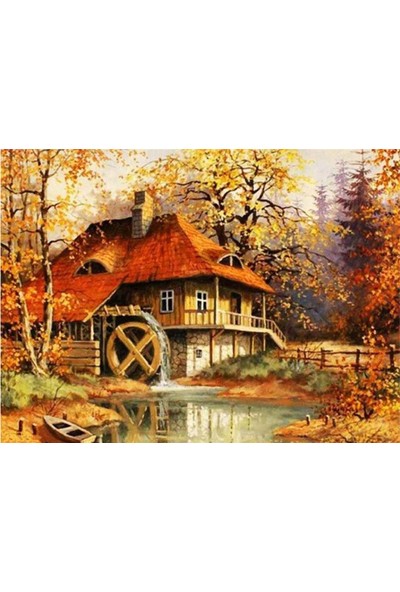 Movas Sanat Terk Edilmiş Ev Elmas Mozaik Tablo Movas Sanat Terk Edilmiş Ev Elmas Mozaik Tablo