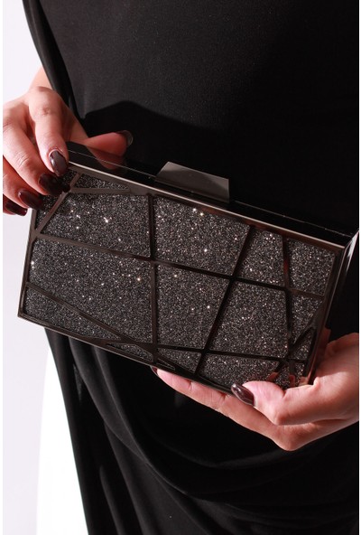 Rovigo Plus Kum Sim Platin Kadın Çanta