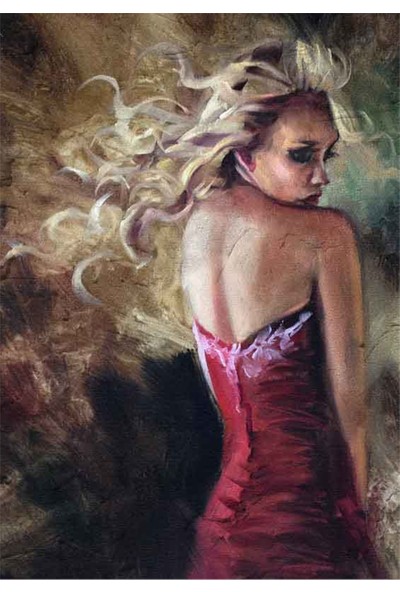 Movas Sanat Kırmızı Elbiseli Kadın Elmas Mozaik Tablo Movas Sanat Kırmızı Elbiseli Kadın Elmas Mozaik Tablo