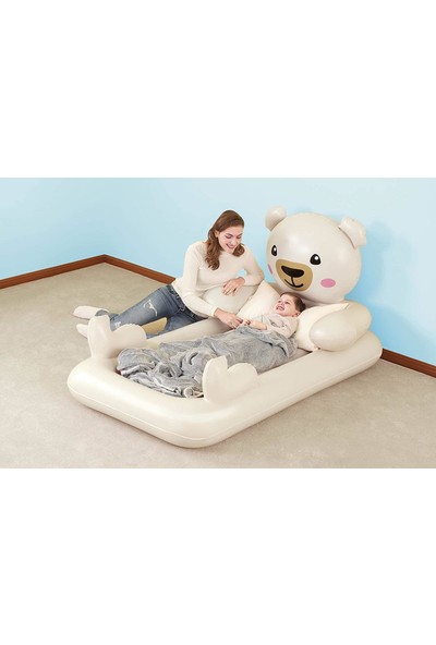 Bestway Teddy Bear Temalı, Şişme Çocuk Yatağı - Bestway 67712 Bestway Teddy Bear Temalı, Şişme Çocuk Yatağı - Bestway 67712
