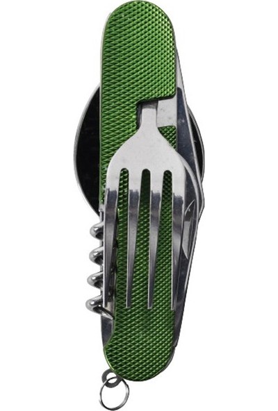 Campout Ng Kktc-M Katlanır Kaşık Çatal Tirbuşon Yeşil OC673