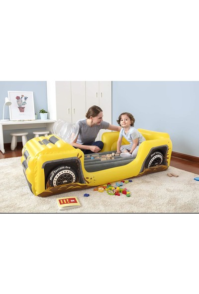 Bestway 4x4 Jeep Temalı, Şişme Çocuk Yatağı - Bestway 67714