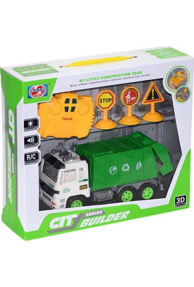 998-43E2 Uzaktan Kumandalı Çöp Kamyonu Seti