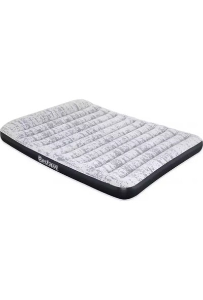 Bestway 203X152X30CM Dahili Pompalı Şişme Yatak Beyaz