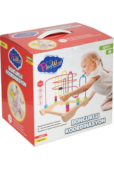 354-ONY Kutuda Ahşap Boncuklu Koordinasyon 354-ONY Kutuda Ahşap Boncuklu Koordinasyon