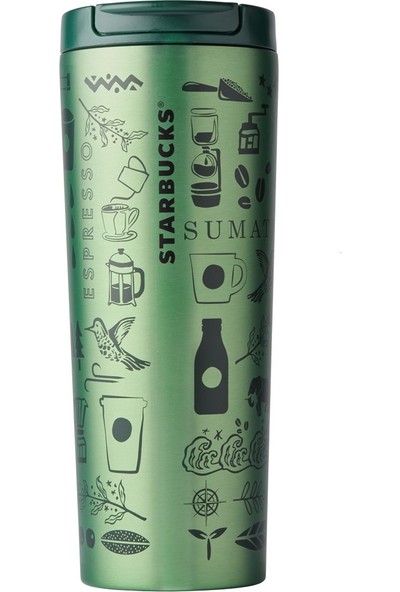 Starbucks® 50. Yıl Özel Seri Termos - Parlak Yeşil Renkli 473 ml Starbucks® 50. Yıl Özel Seri Termos - Parlak Yeşil Renkli 473 ml