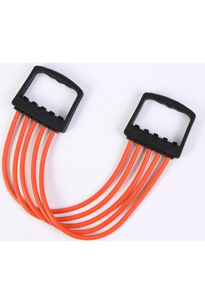 Kauçuk Göğüs Direnç Yayı, Lastik Tüplü Bandı Turuncu