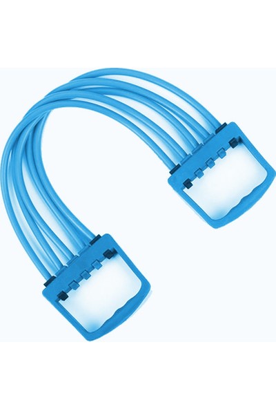 Kauçuk Göğüs Direnç Yayı, Lastik Tüplü Bandı Mavi