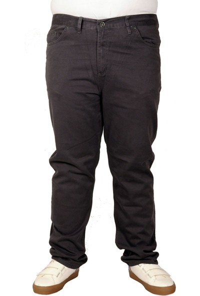 ModeXL Büyük Beden Erkek Gabardin Pantolon 21001 Antrasit ModeXL Büyük Beden Erkek Gabardin Pantolon 21001 Antrasit