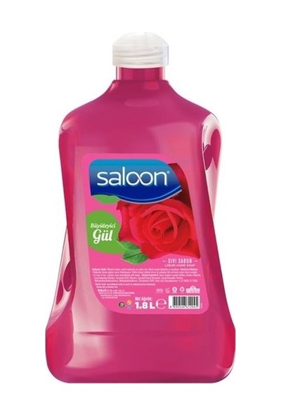 Saloon Sıvı Sabun Büyüleyici Gül 1,8 Lt Saloon Sıvı Sabun Büyüleyici Gül 1,8 Lt