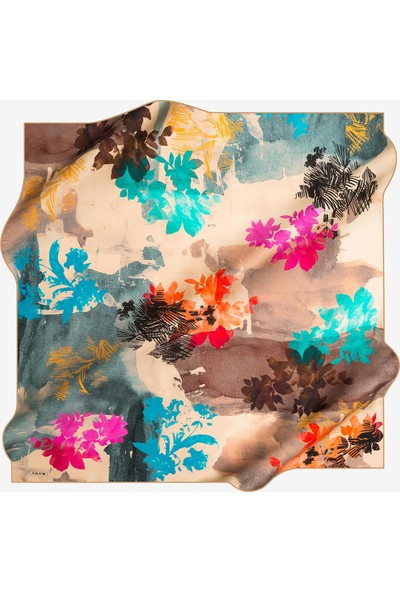 Aker 90X90 7792701 İpek Krep Saten Aker 90X90 7792701 İpek Krep Saten