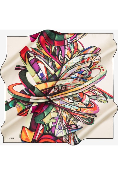 Aker 90X90 İpek Tivil