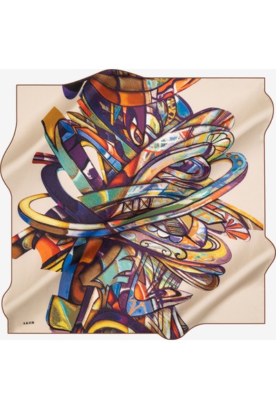 Aker 90X90 İpek Tivil