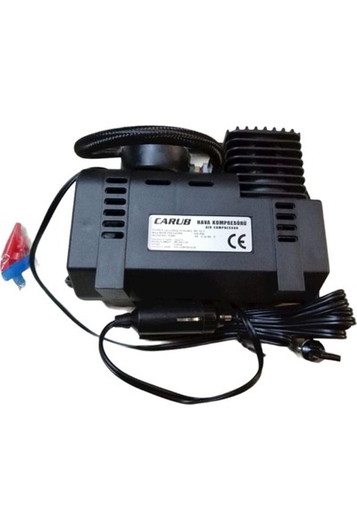 Carub Akmaklık Girişli Hava Kompresörü 12V 300 Psi Lastik Şişirici Pompa Carub Akmaklık Girişli Hava Kompresörü 12V 300 Psi Lastik Şişirici Pompa