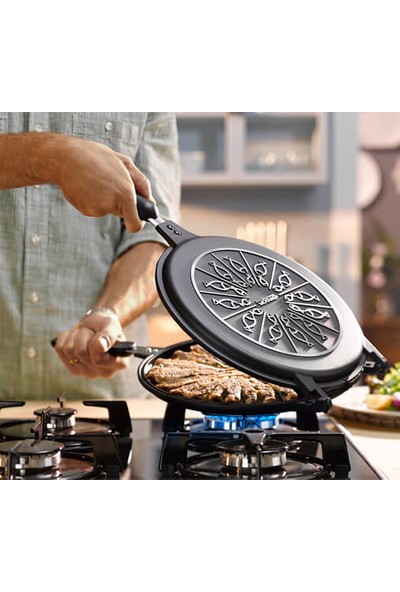 Emsan Fishy Döküm Alüminyum Balık Tava 26 cm