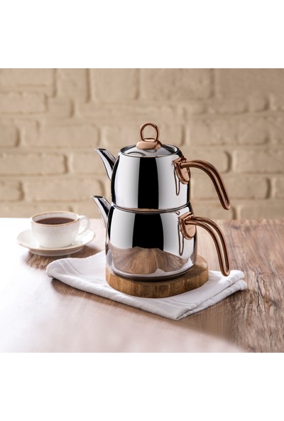 Emsan Teatanyum Maxi İndüksiyon Tabanlı Çaydanlık Takımı