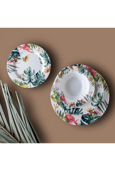 Emsan Tropik 24 Parça 6 Kişilik Yemek Takımı