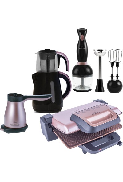 Karaca 1 Evimde 5 Marifet 4lü Çeyiz Seti Rosegold