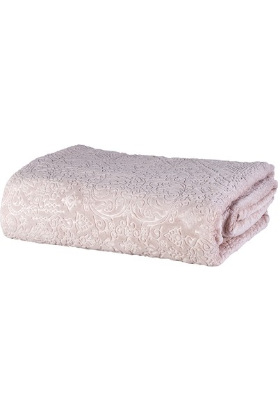 Karaca Home Rauqel Pudra Tek Kişilik Embosy Battaniye