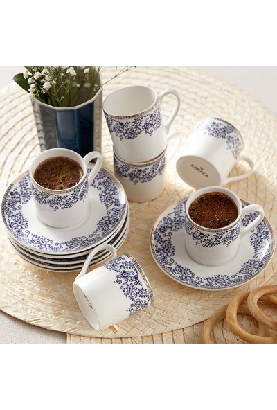 Karaca Bella 6 Kişilik Kahve Fincan Takımı