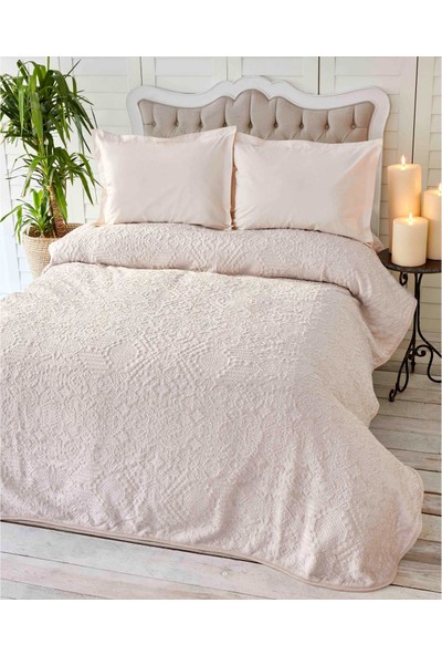 Karaca Home Rauqel Vizon Çift Kişilik Embosy Battaniye