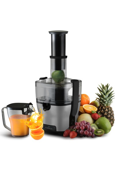 Karaca Maxvit 1501 Katı Meyve Sebze Sıkacağı Çelik Siyah