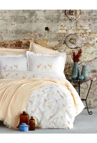 Karaca Home Tesla Somon Tek Kişilik Nevresim Jakar Pike Takımı Karaca Home Tesla Somon Tek Kişilik Nevresim Jakar Pike Takımı