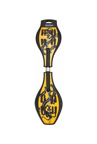 Kahraman Oyuncak Çantalı 2 Tekerlekli Kaykay Waveboard Iki Teker Şeytan Kay Kay Tekerlekli Sarı