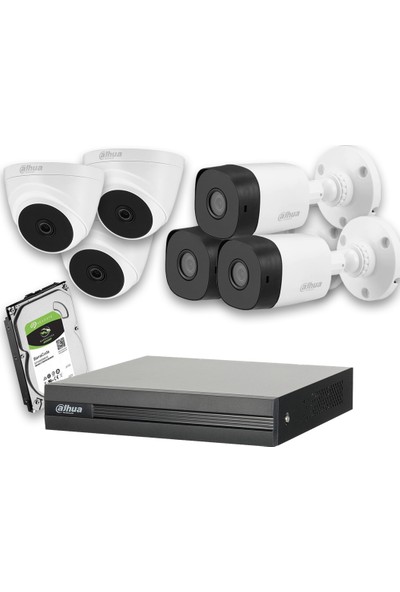 Dahua 6 Kameralı 2mp 1080P Güvenlik Sistemleri + Full Set