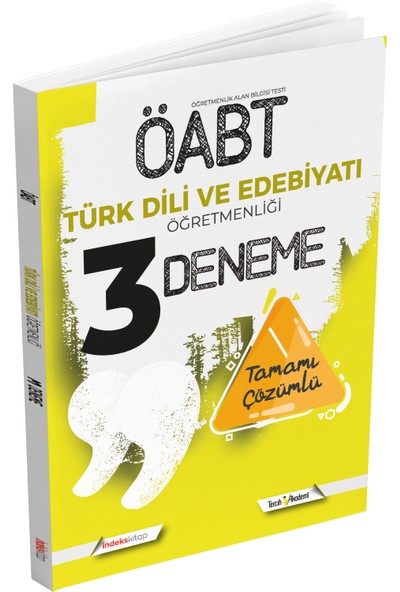 Tercih Akademi ÖABT Türk Dili ve Edebiyatı 3 Deneme