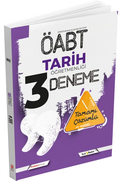 Tercih Akademi ÖABT Tarih Öğretmenliği Tamamı Çözümlü 3 Deneme Tercih Akademi ÖABT Tarih Öğretmenliği Tamamı Çözümlü 3 Deneme