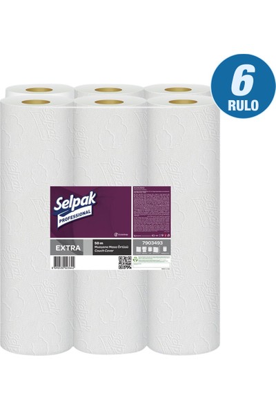 Selpak Professional Extra Muayene Masa Örtüsü 50 Metre x 6 Rulo Selpak Professional Extra Muayene Masa Örtüsü 50 Metre x 6 Rulo