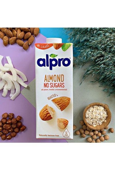 Alpro Badem Sütü Şekersiz 1 Lt.