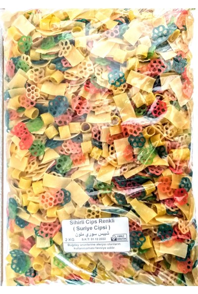 Alaaddin Gıda Sihirli Cips Renkli ( Suriye Cipsi ) 2 kg Alaaddin Gıda Sihirli Cips Renkli ( Suriye Cipsi ) 2 kg