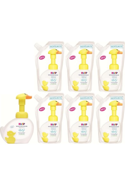 Hipp Babysanft Bebek/çoçuk El Yıkama Köpüğü 250ML (1 Pompalı+6 Yedek) Avantaj Paket Hipp Babysanft Bebek/çoçuk El Yıkama Köpüğü 250ML (1 Pompalı+6 Yedek) Avantaj Paket