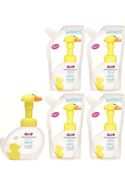 Hipp Babysanft Bebek/çoçuk El Yıkama Köpüğü 250ML (1 Pompalı+4 Yedek) Avantaj Paket Hipp Babysanft Bebek/çoçuk El Yıkama Köpüğü 250ML (1 Pompalı+4 Yedek) Avantaj Paket