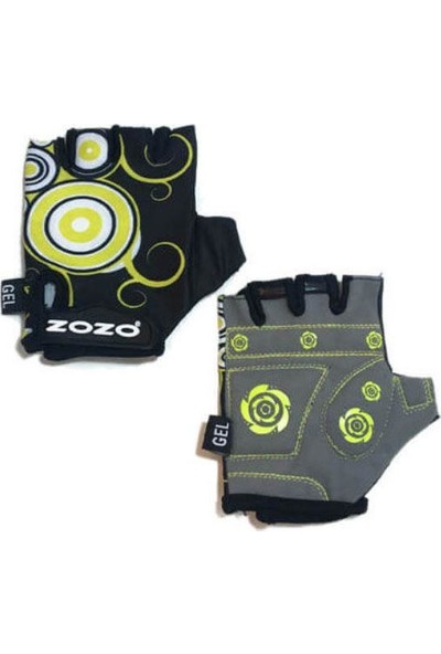 Zozo Çocuk Bisiklet Eldiveni S 6-8 Yaş Sarı