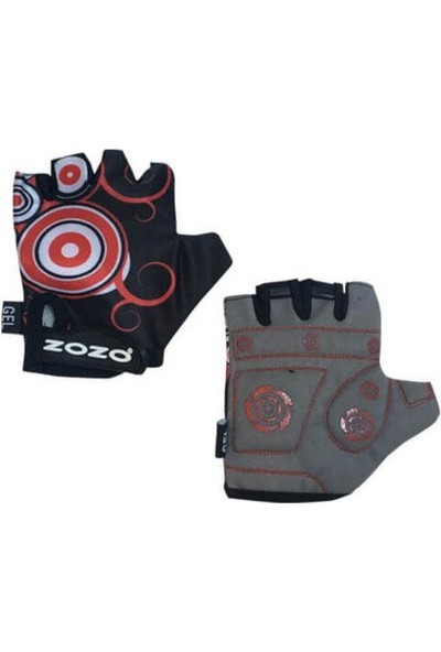 Zozo Çocuk Bisiklet Eldiveni S 6-8 Yaş Kırmızı