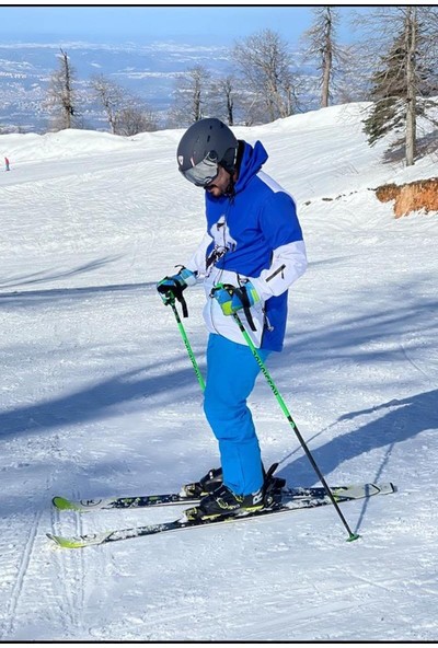 Snowsea SS7643 Uçuş Sanatı Kayak Montu, Mavi Snowsea SS7643 Uçuş Sanatı Kayak Montu, Mavi