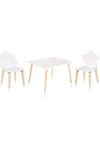 Go Baby Yıldız & Bulut Aktivite Masa Sandalyesi ( 2 Sandalyeli ) Go Baby Yıldız & Bulut Aktivite Masa Sandalyesi ( 2 Sandalyeli )